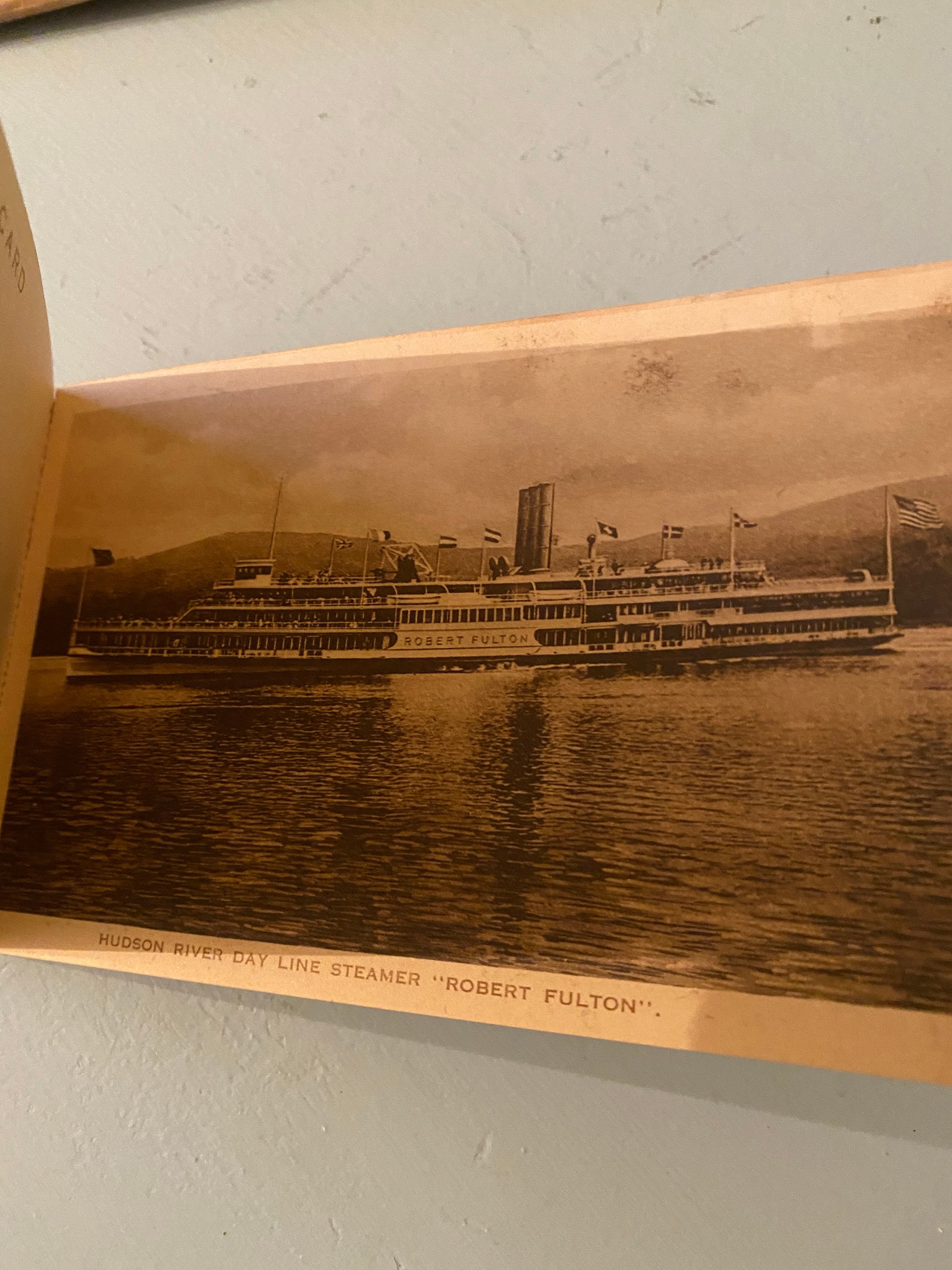 Antique the Hudson River Day Line Booklet of Postcards - Etsy
