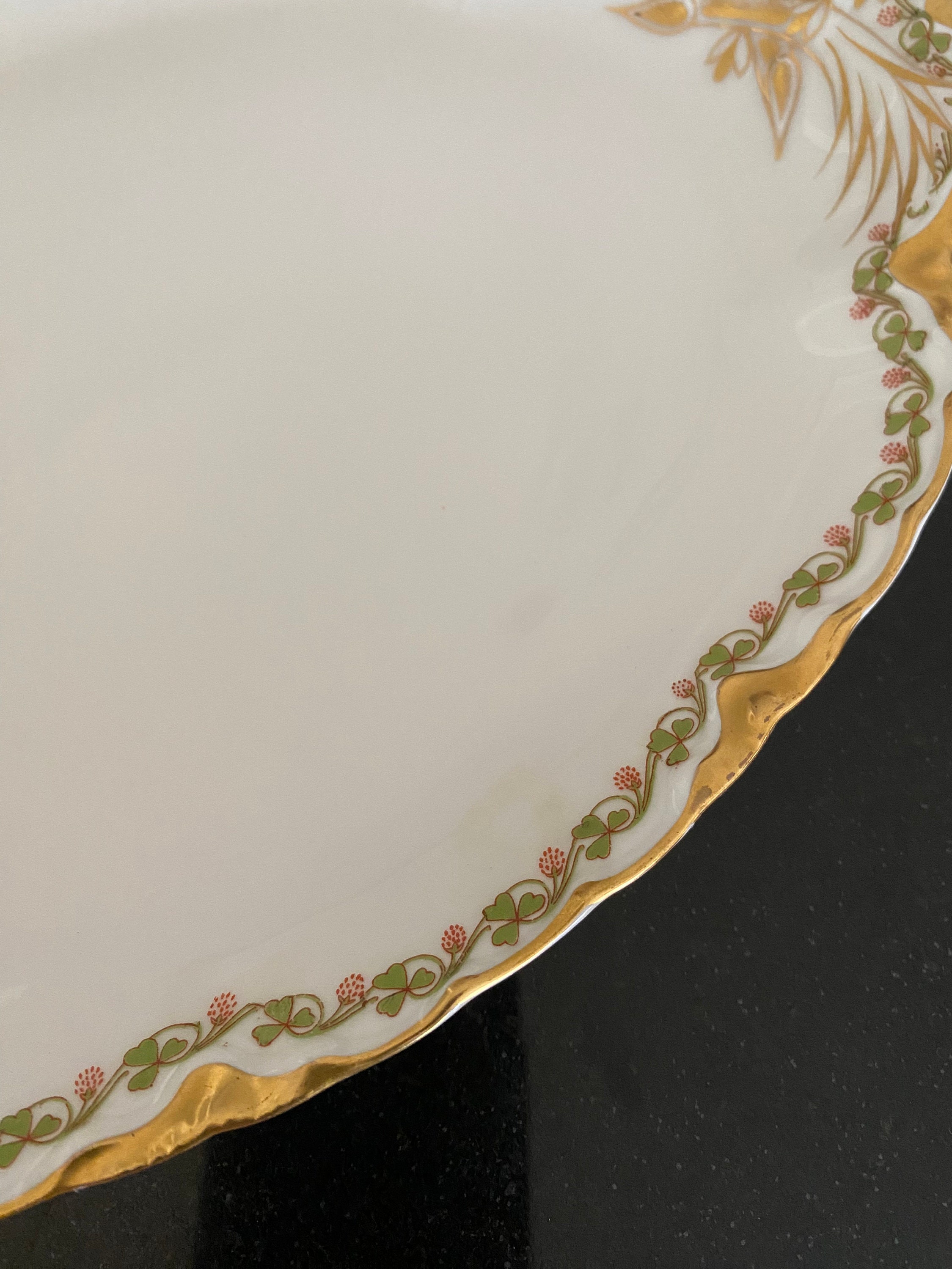 Haviland Limoges 'CLOVER LEAF' Platter ~ Schleiger No. 98 Pattern ...