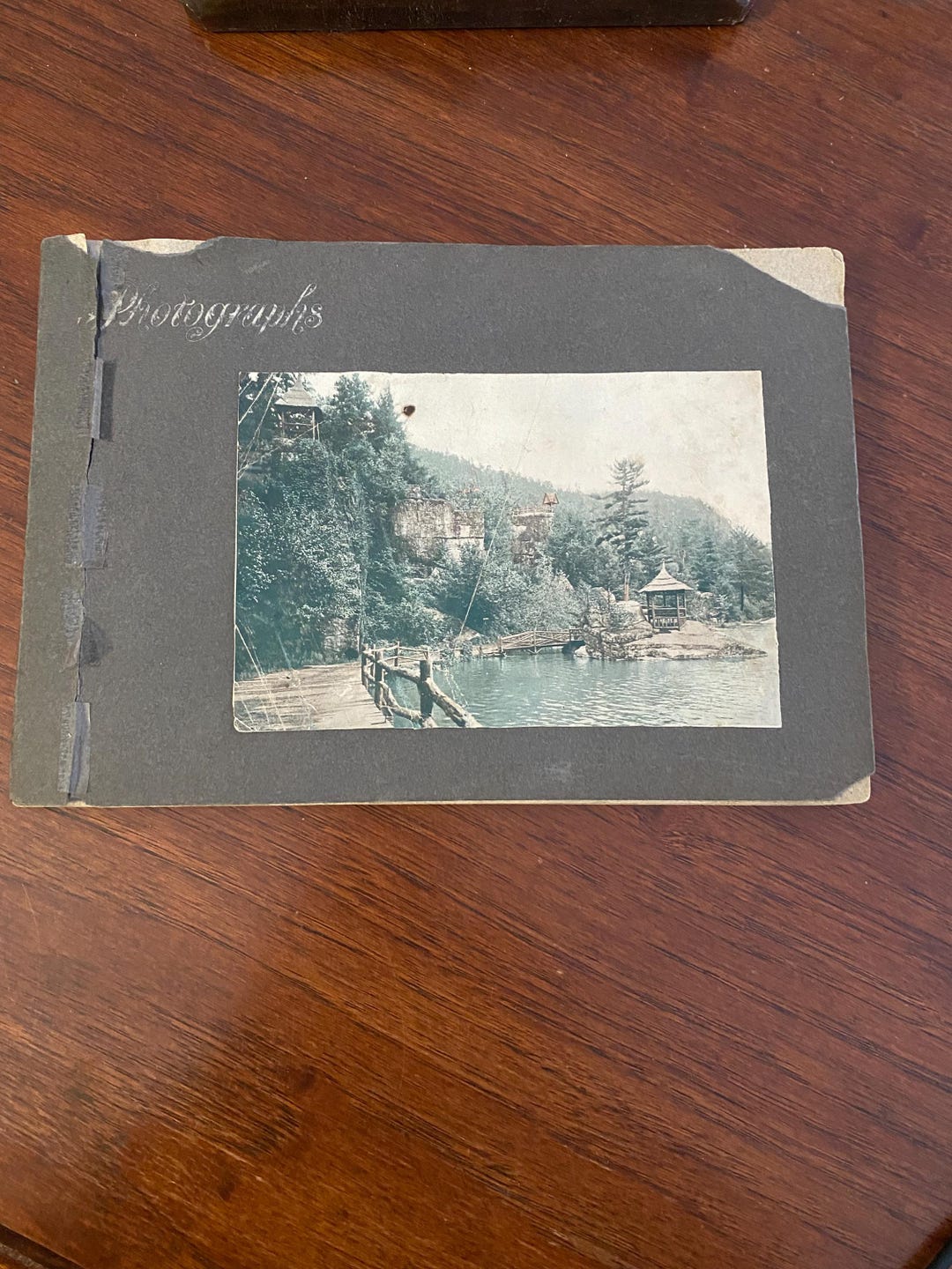 Antique Photograph Scrapbook Album Filled With Old Photographs From ...