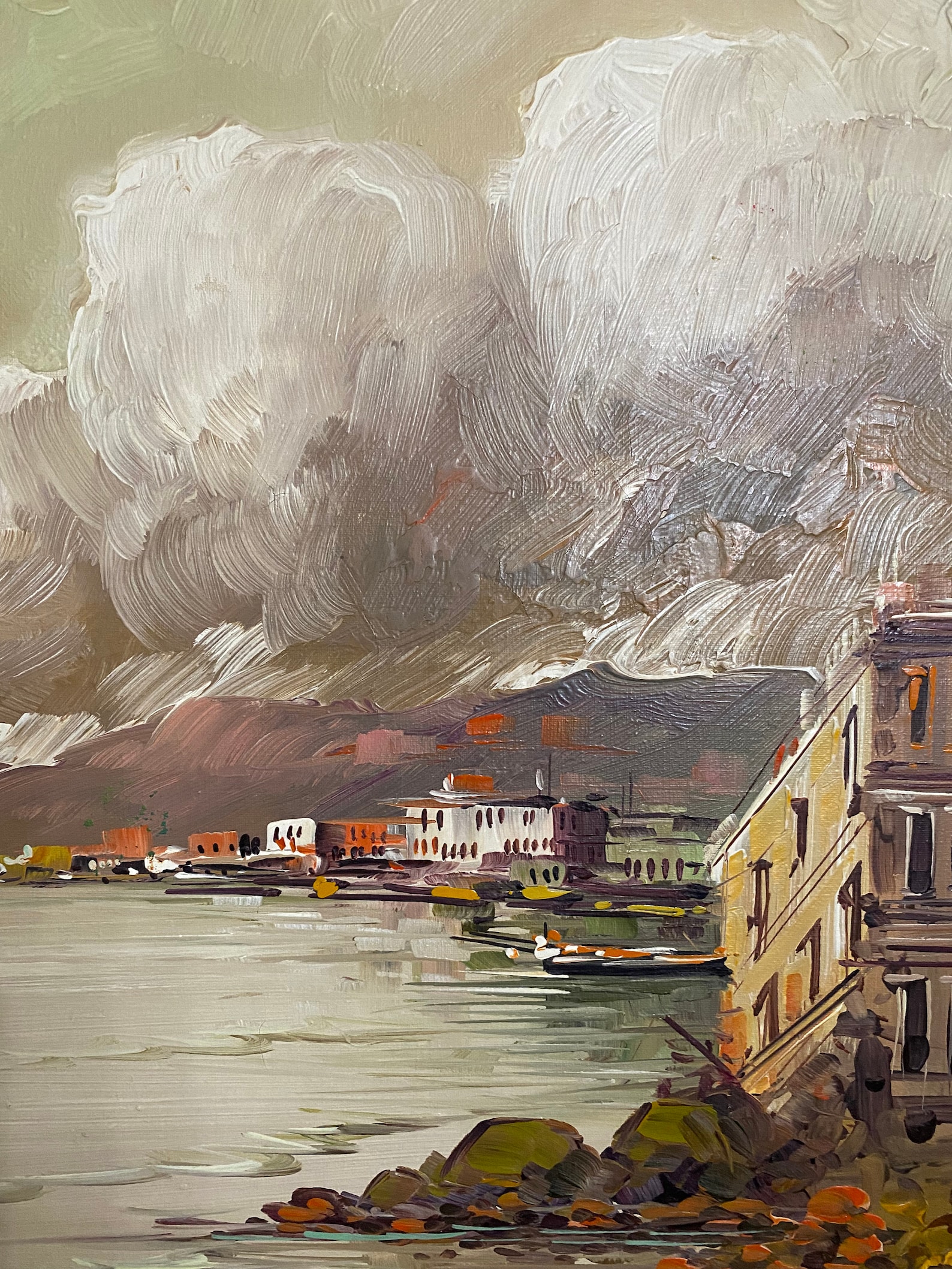 Amelia Soria (1876-1958) Original Mid Century Oil on Canvas Signed ...