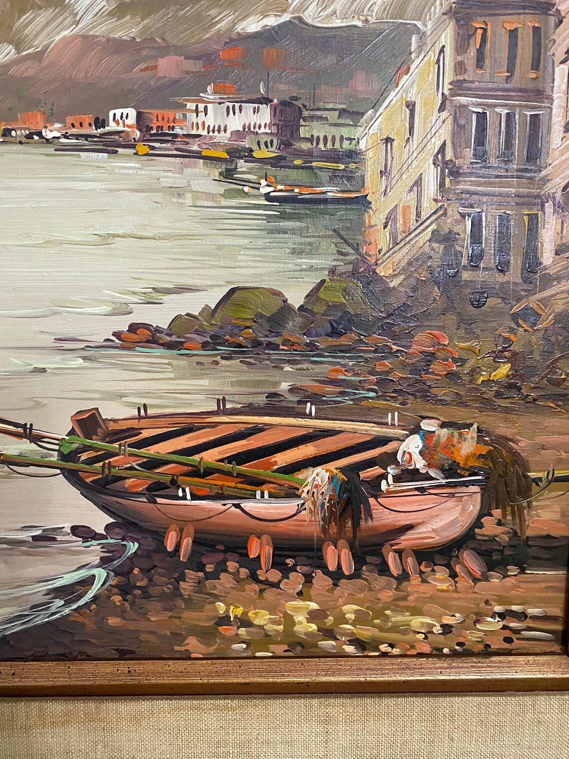 Amelia Soria (1876-1958) Original Mid Century Oil on Canvas Signed ...