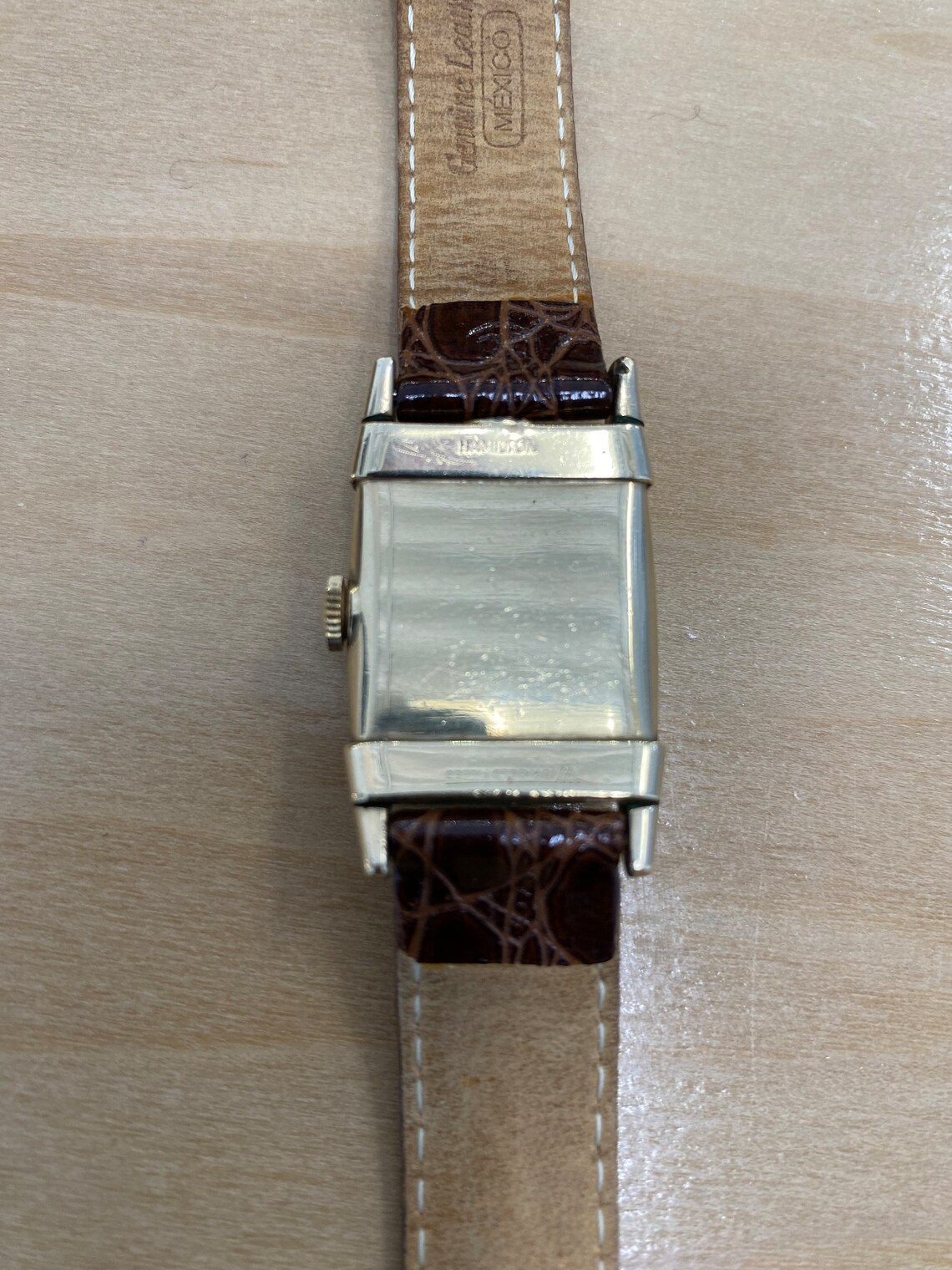 Vintage Hamilton 10k Gold Filled Tonneau Shape Art Deco Wrist Watch C ...