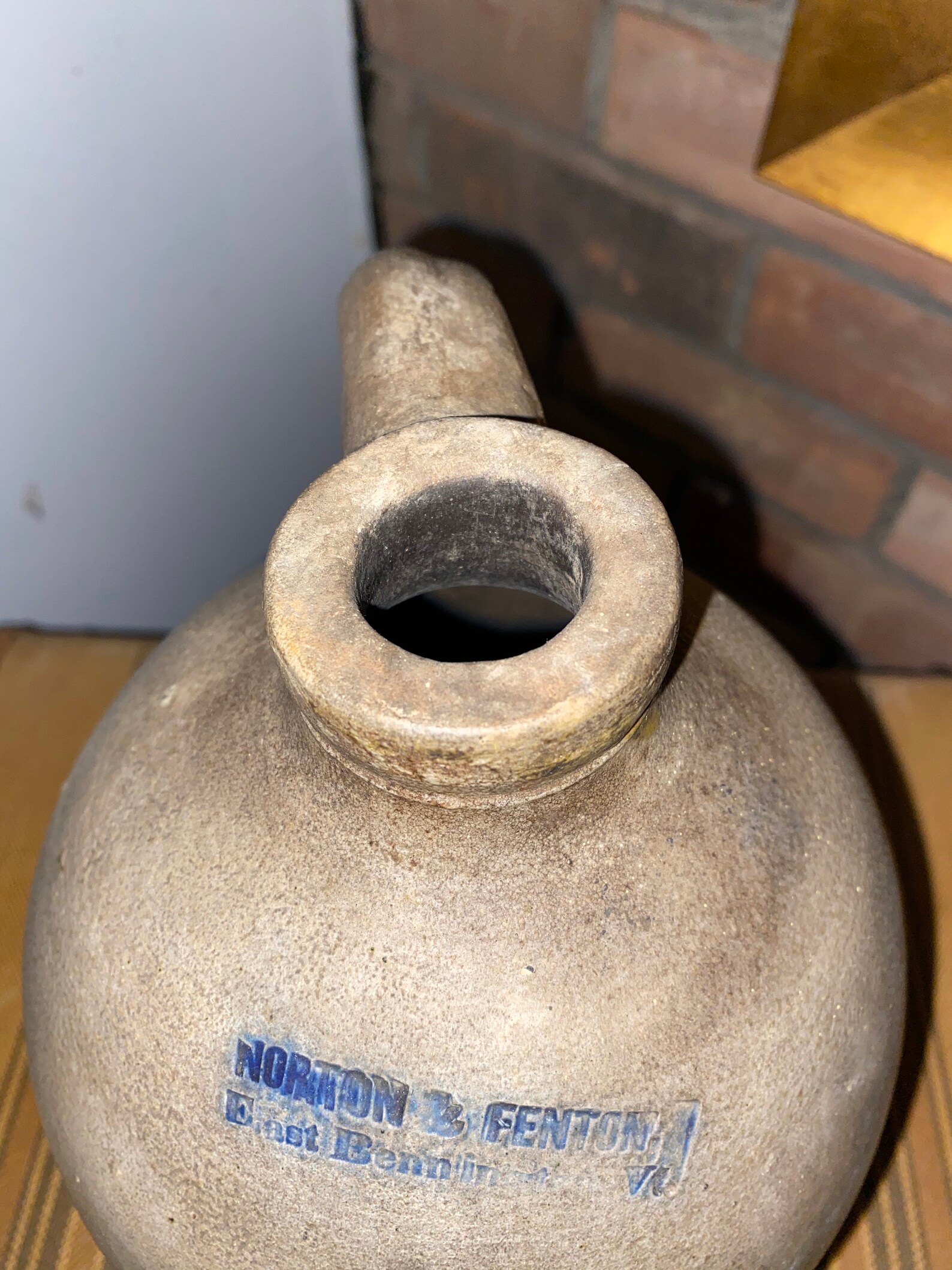 Rare! 19th Century Norton & Fenton Antique Stoneware Crock Whiskey Jug ...