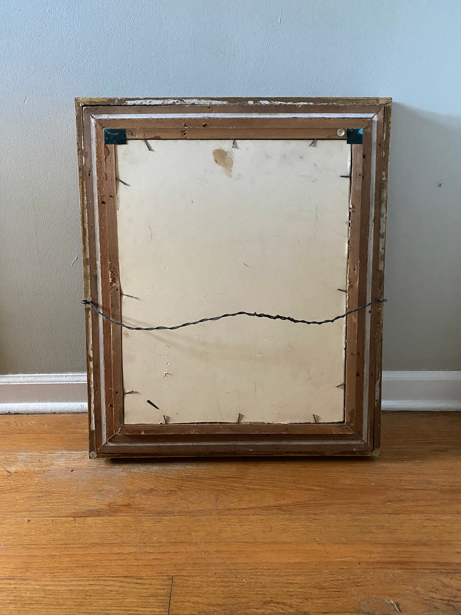 Antique Genuine Gold Leaf Ornate Mirror - Etsy