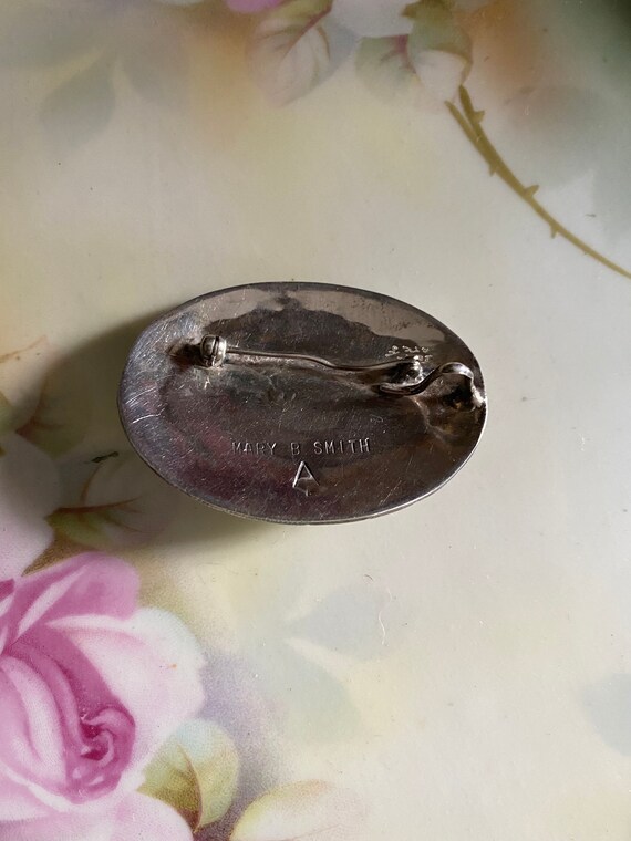 Mary B. Smith Navajo Sterling Silver Turquoise Brooc… - Gem