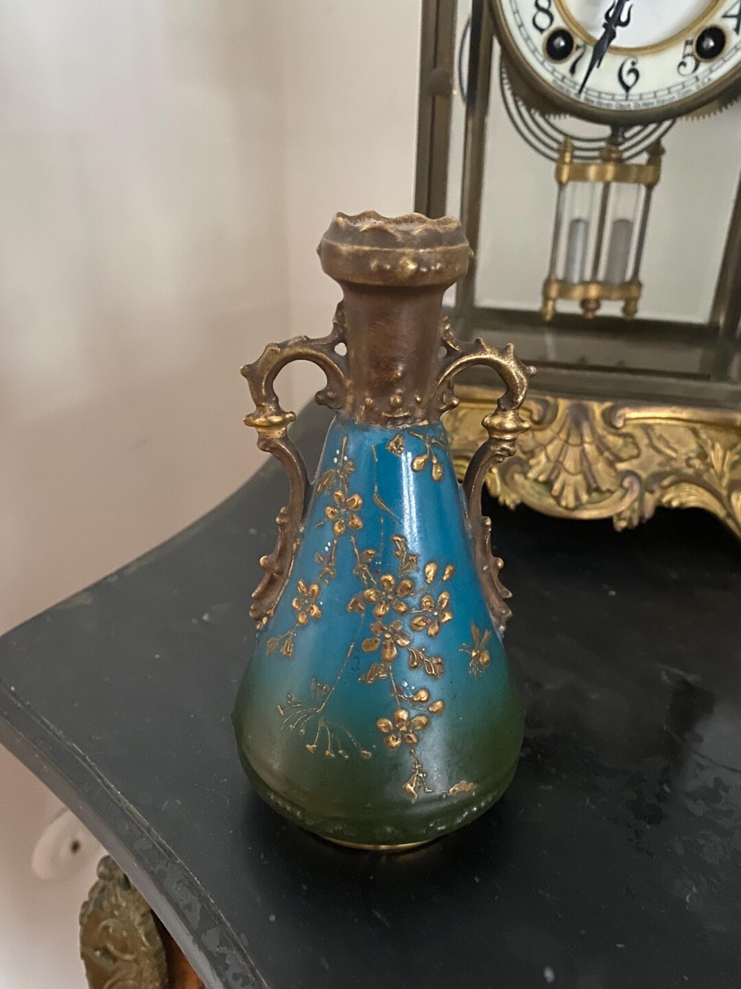 Antique Victorian Era Depose Ernst Wahliss Turn Wien Hand Painted Gilt ...