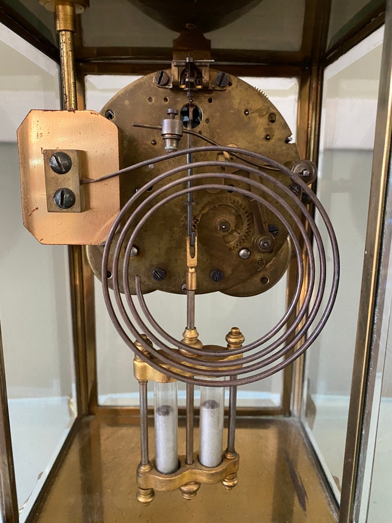 Antique New Haven Clock Co. Ornate Crystal Regulator Clock - Etsy