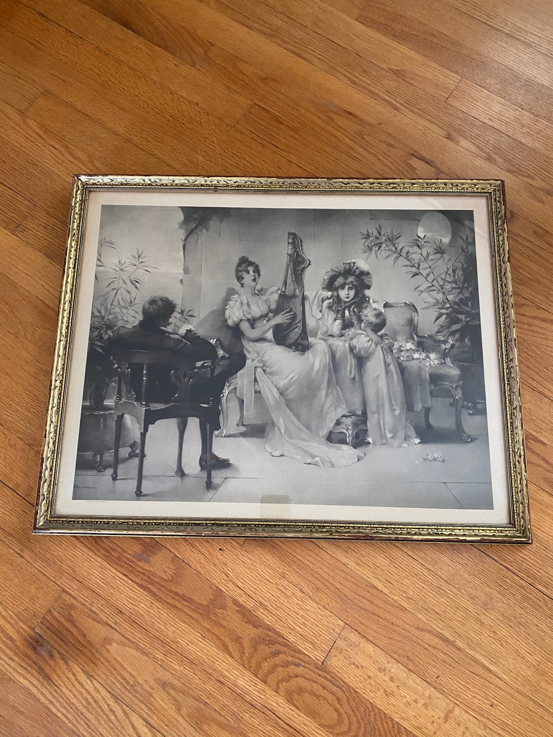 Antique M. Goodman “songs of Love” Lithograph - Etsy