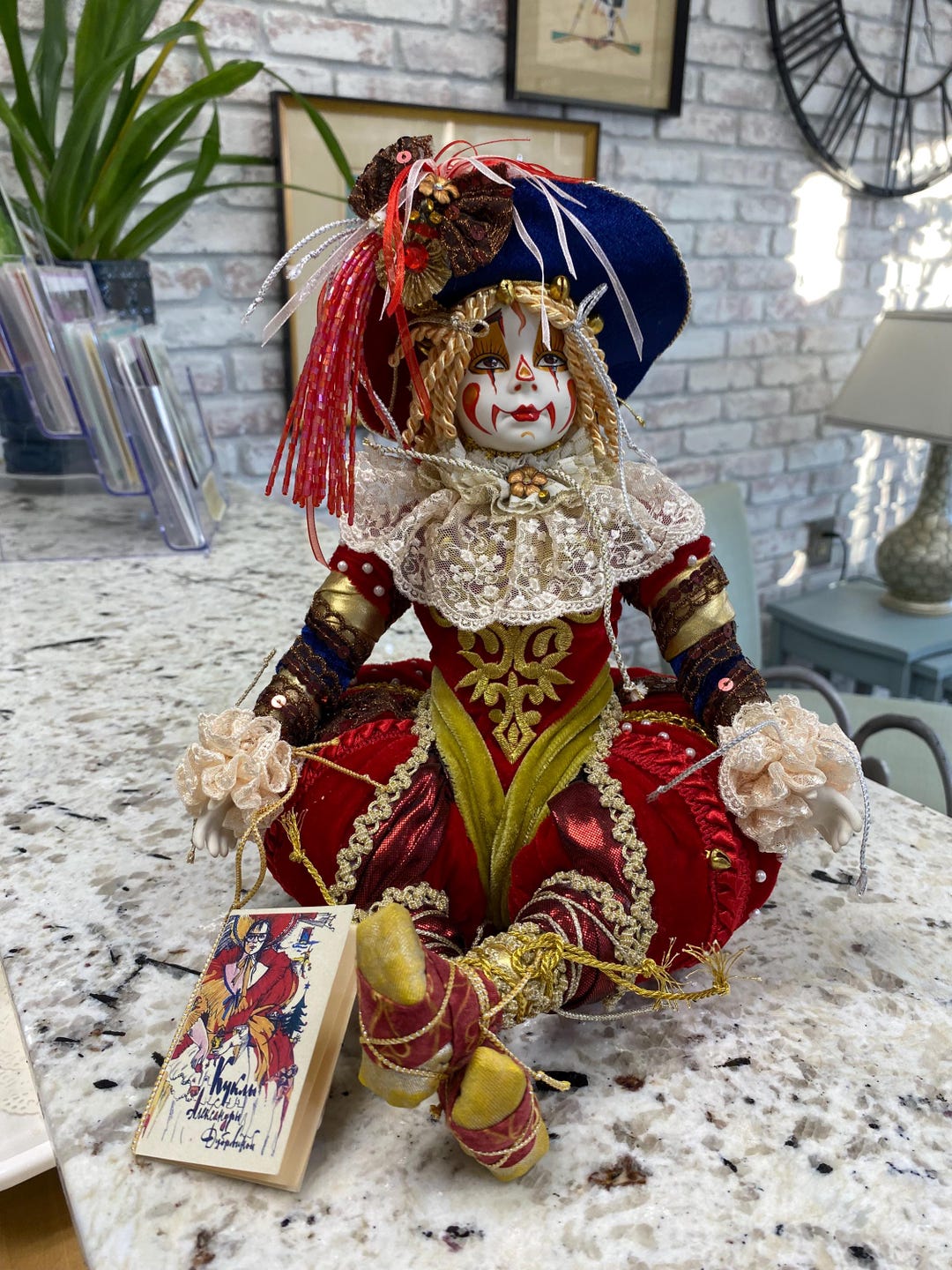 Alexandra Doll ~ Hand Painted Porcelain & Fabrics 12” - Etsy UK