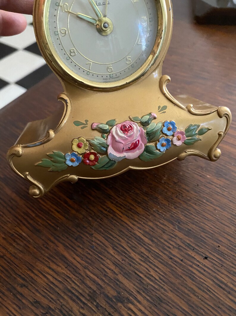 Vintage Heco Alarm Music Box Table Top Clock ~ West Germany - Etsy