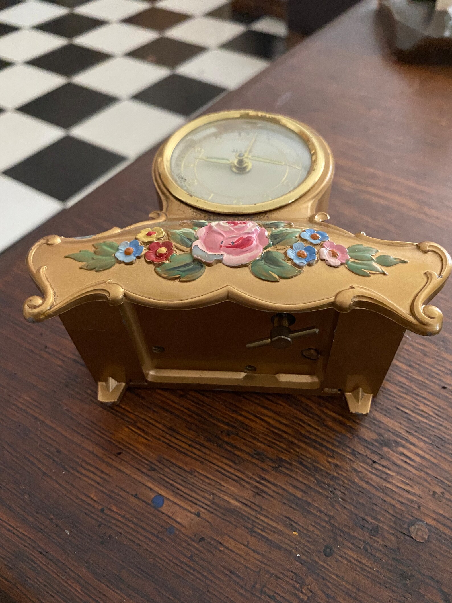 Vintage Heco Alarm Music Box Table Top Clock West Germany - Etsy