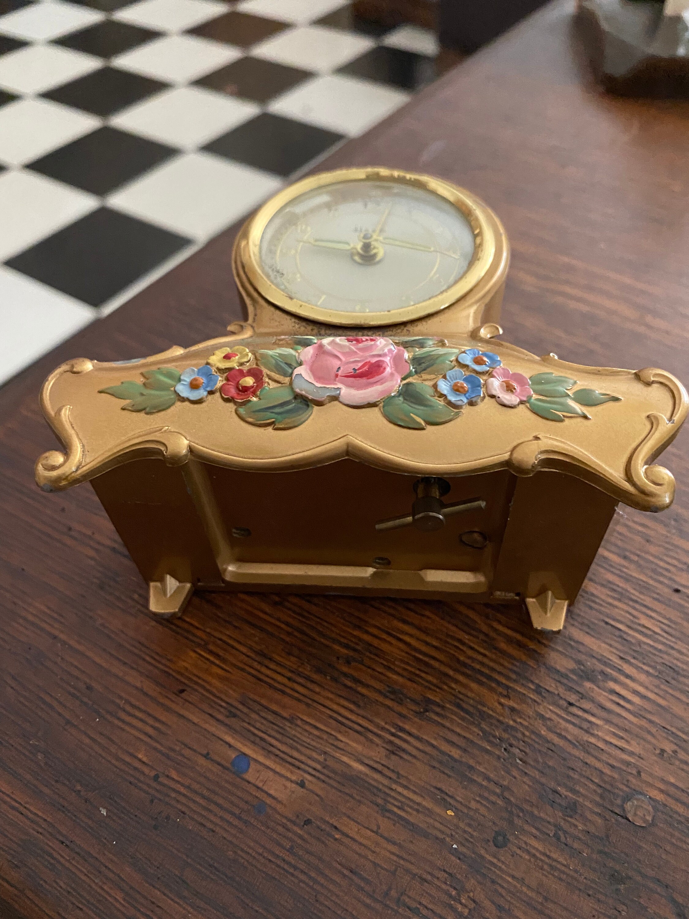 Vintage Heco Alarm Music Box Table Top Clock West Germany - Etsy
