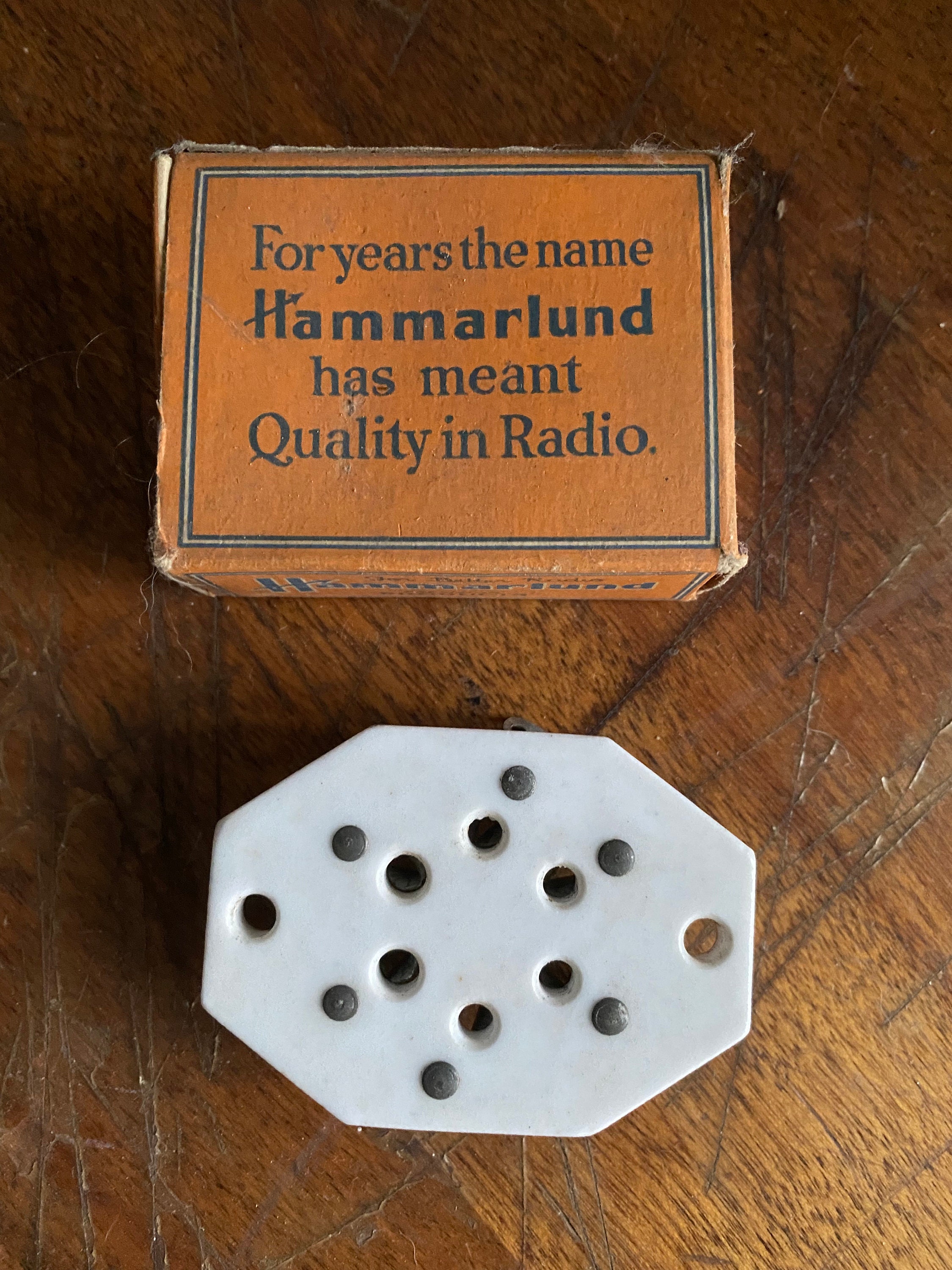 Vintage 8 Pin Isolantite Socket Hammarland Code S-8 Ham - Etsy
