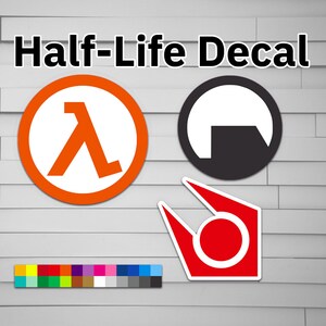 Half Life Vinyl Decal for Car (black Mesa, Combine) (for Laptop Window ...