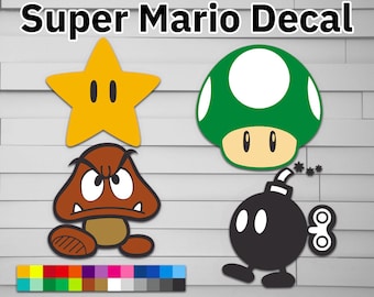 WINGED GOOMBA From Super Mario Bros. 3 Vinyl Decal Video Game - Etsy