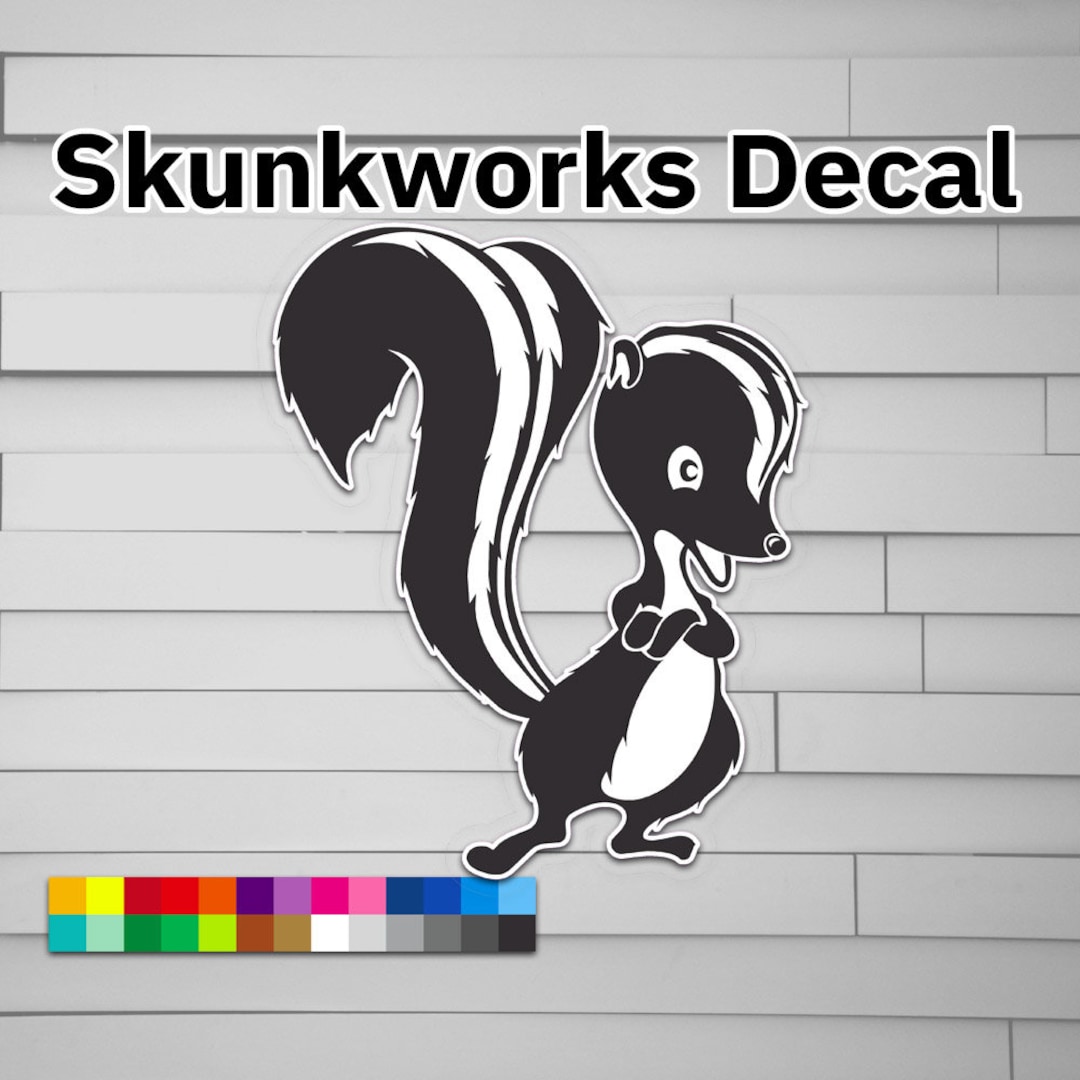 Skunkworks Decal for Car, Window, Laptop, Tumbler, Water Bottle ...