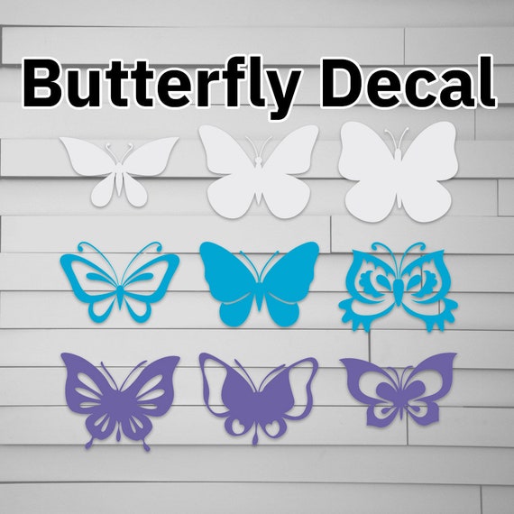 Decal Butterfly Car Decal Car Sticker Window Decal Window | Etsy