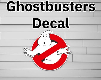 Ghostbusters Asset Tags vinyl Decal Sticker, Car Laptop Window Tumbler ...