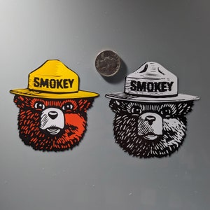 Smokey Bear Decal sticker for Car Laptop Window Tumbler Water Bottle ...