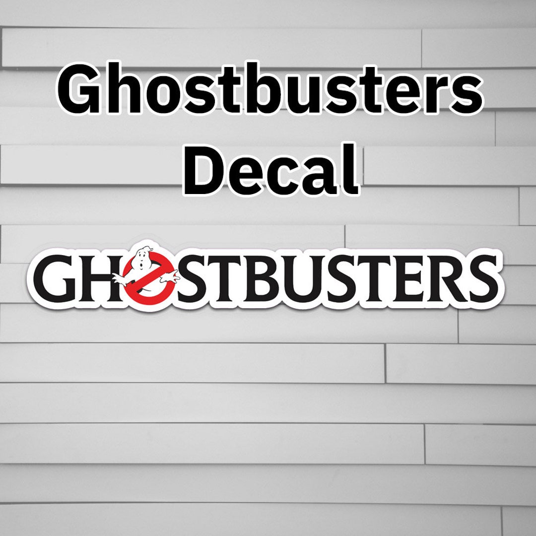 Ghostbusters Decal (vinyl for Car Laptop Window Tumbler Water Bottle ...