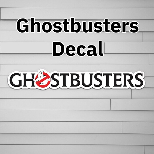 Ghostbusters Car Decal - Etsy