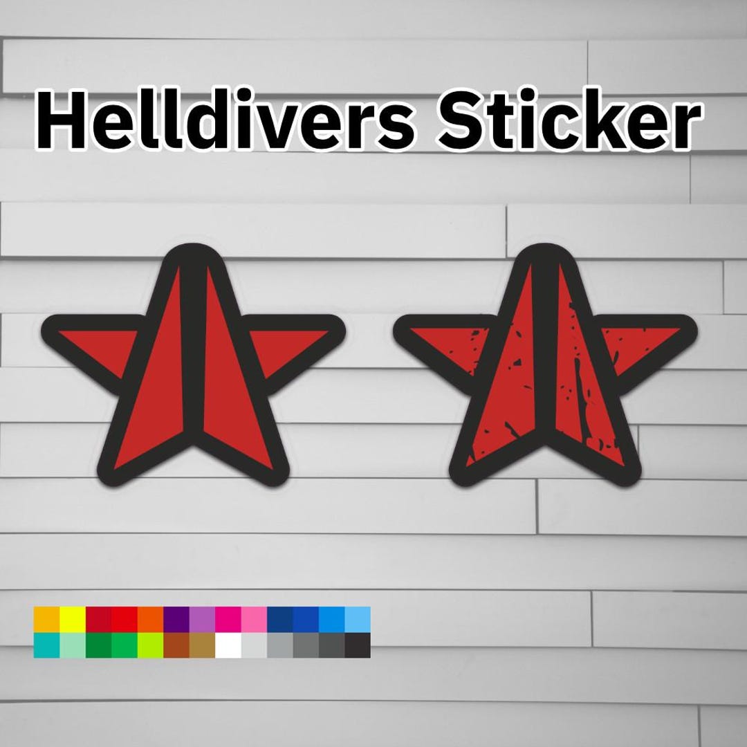 Helldivers 2 Automaton Vinyl Decal (sticker, Car Laptop Window Tumbler ...