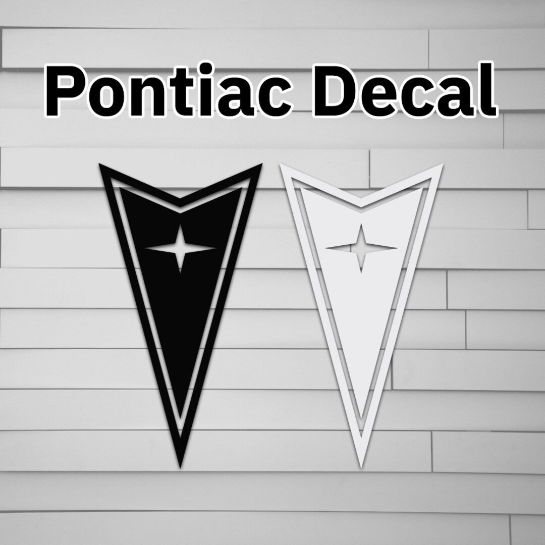 Pontiac Vinyl Decal (sticker, Car, Laptop, Window, Tumbler) Firebird ...