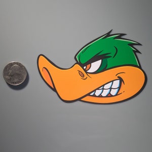 Angry Duck Decal Sticker for Car, Window, Laptop, Tumbler, Water Bottle ...