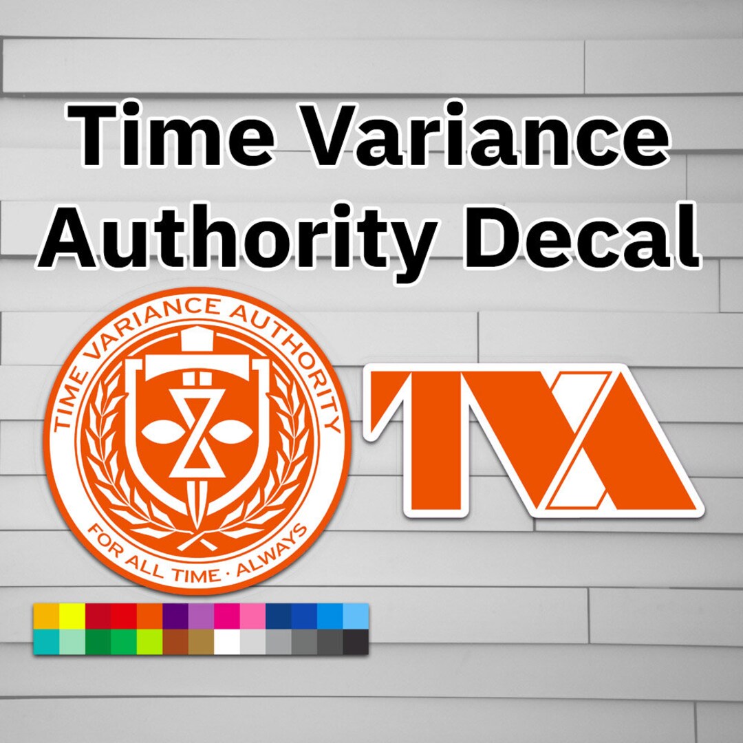 Time Variance Authority Decal vinyl for Car Laptop Window Tumbler Water ...