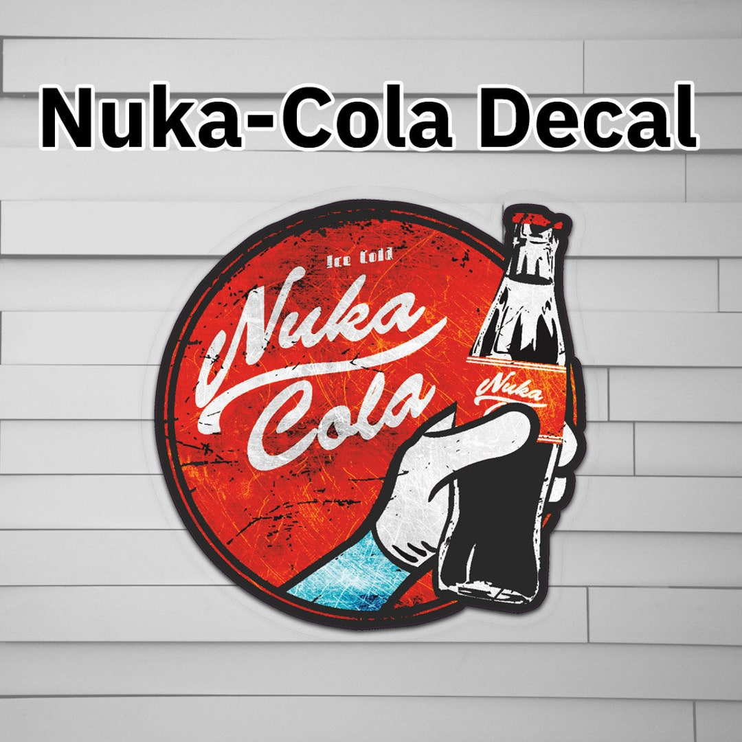 Fallout Nuka Cola Vinyl Decal sticker, Car Laptop Window Tumbler Water ...