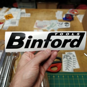 Binford Tools Decal for Car Laptop Window Tumbler Water - Etsy