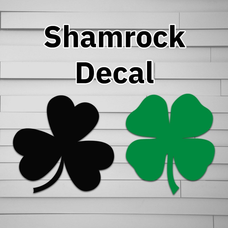 Shamrock Stickers - Etsy