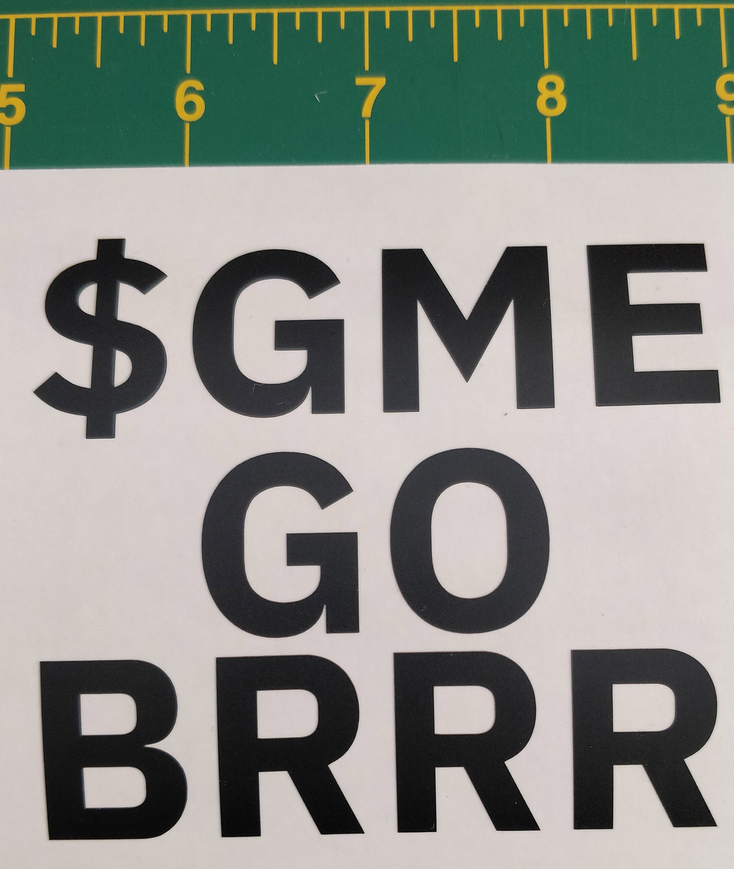 Wall Street Bets GME GO BRRR Gamestop Vinyl Aufkleber Sticker | Etsy