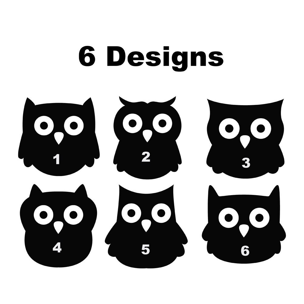 Owl Decal Sticker Bird Car Window Laptop Phone | Etsy