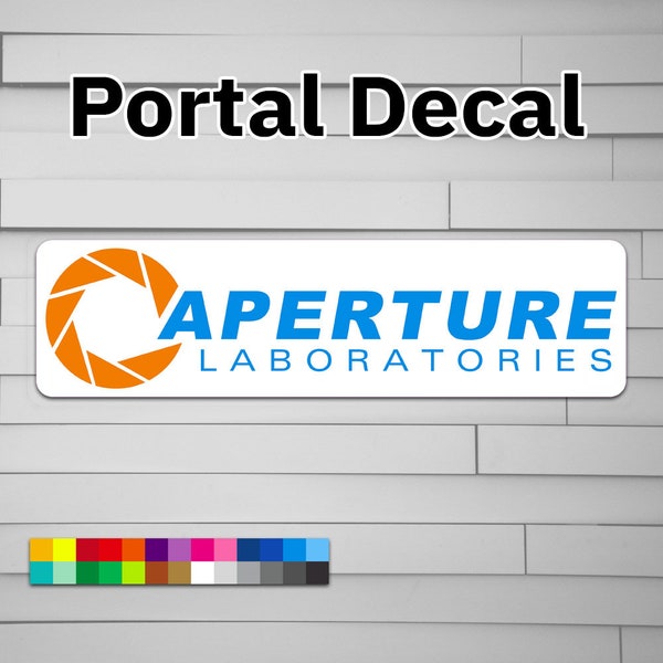 Aperture Science Sticker - Etsy