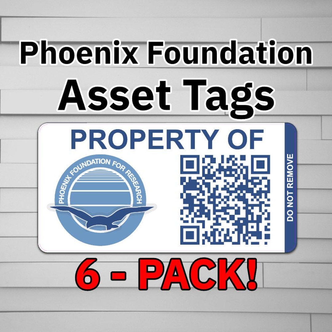 Phoenix Foundation Asset Tags Macgyver vinyl Decal Sticker, Car Laptop ...