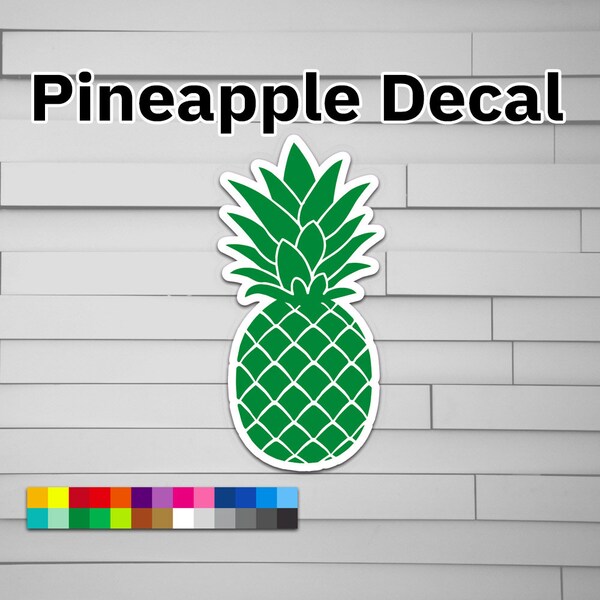Pineapple Sticker - Etsy