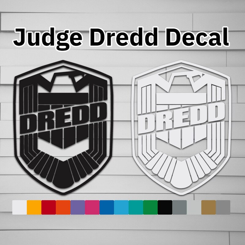 Judge Dredd Stickers - Etsy