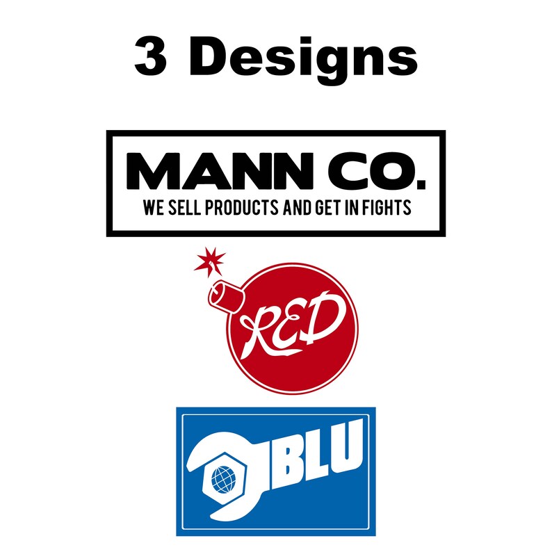 TF2 Mann Co. Vinyl Decal sticker Car Laptop Window Tumbler - Etsy