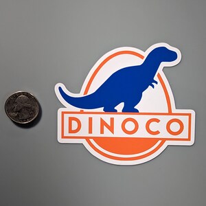 Dinoco Decal (for Car Laptop Window Tumbler Water Bottle) Sticker ...