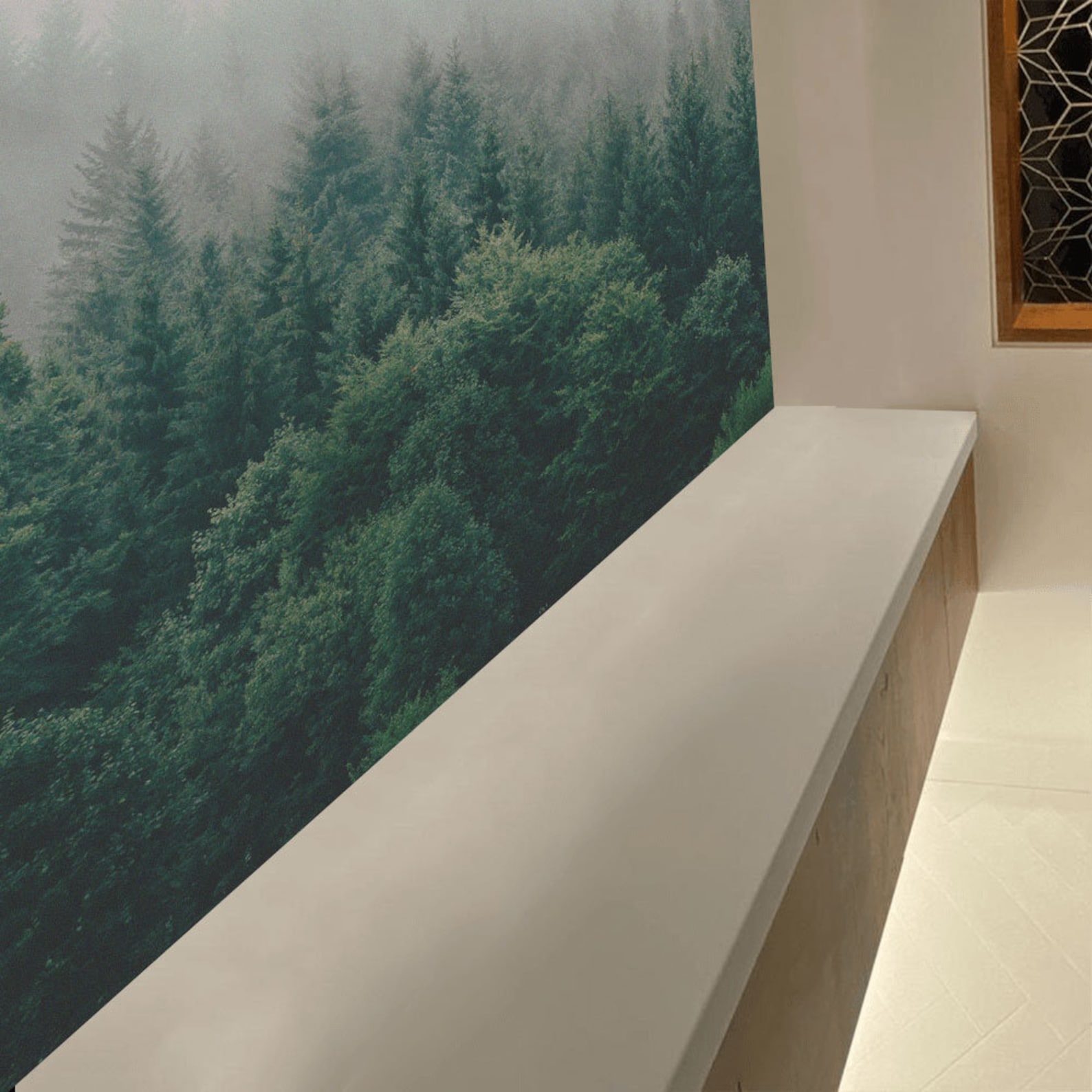 Bathroom Worktops Cut-to-size in Corian Glacier White: for 2m ...