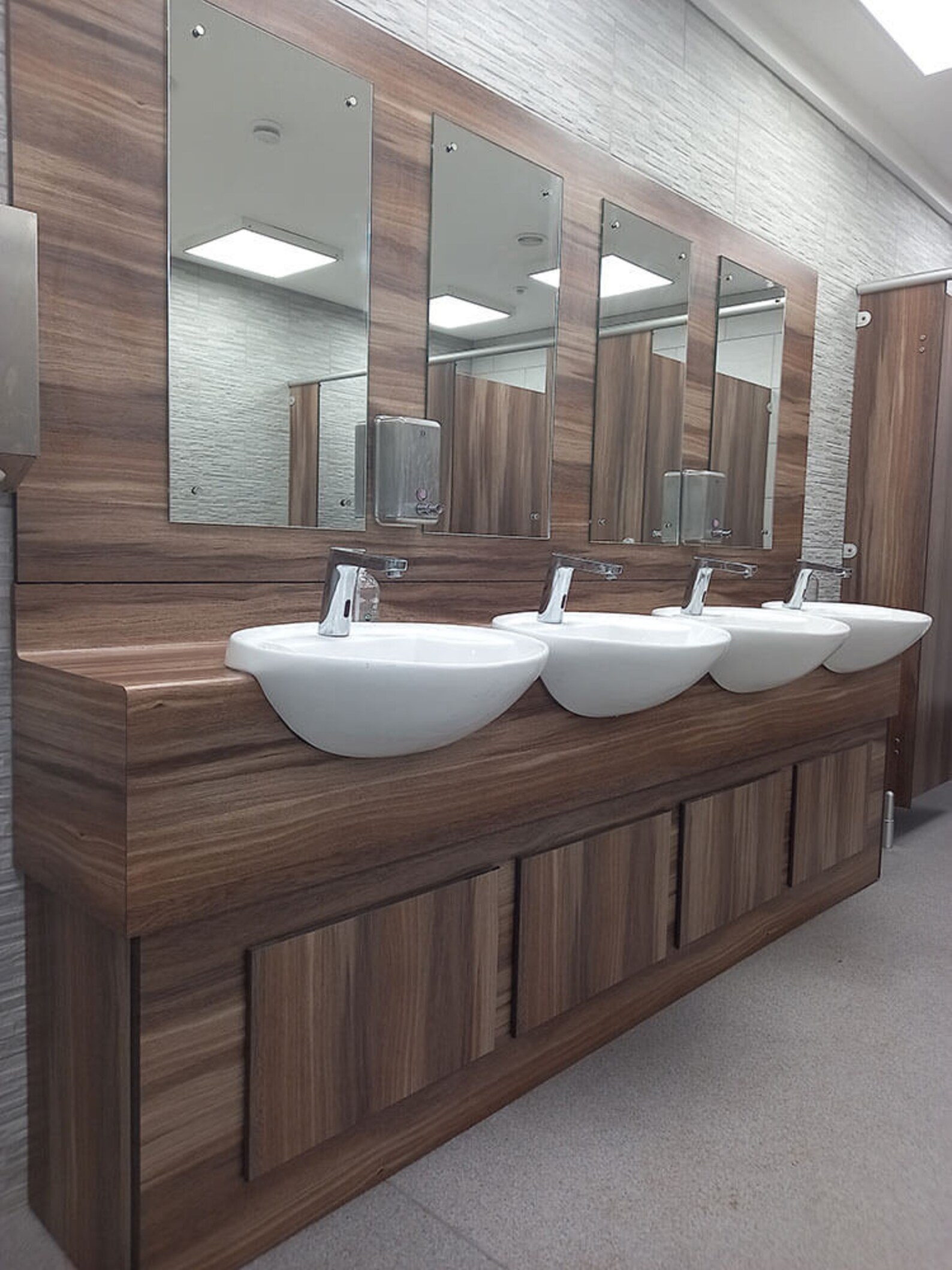 Commercial Vanity Units: SGL, HPL or MFC. Frame Only, Top Sold ...