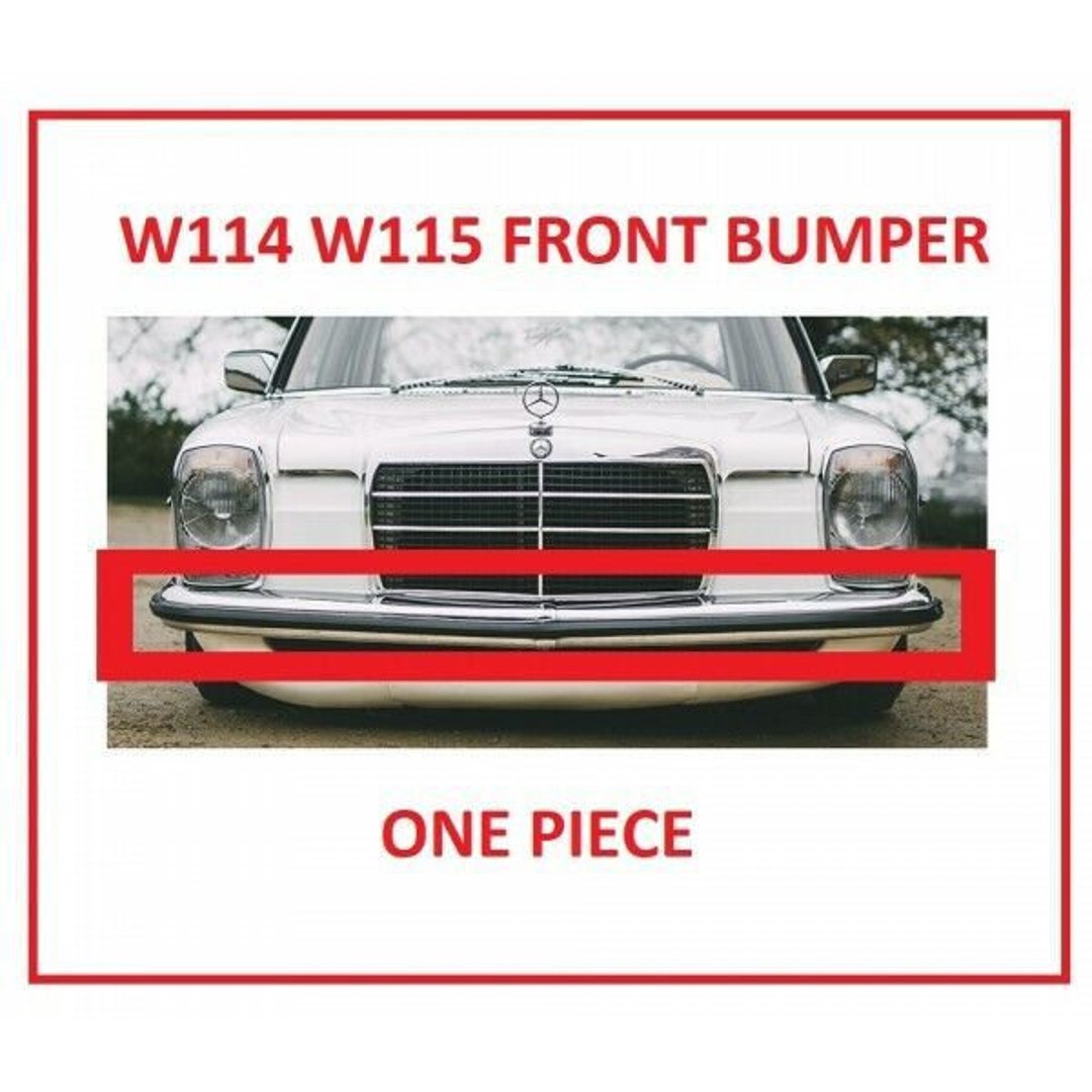 Mercedes Benz W114 W115 Front Bumper Rubber 1 Piece Long Type New - Etsy