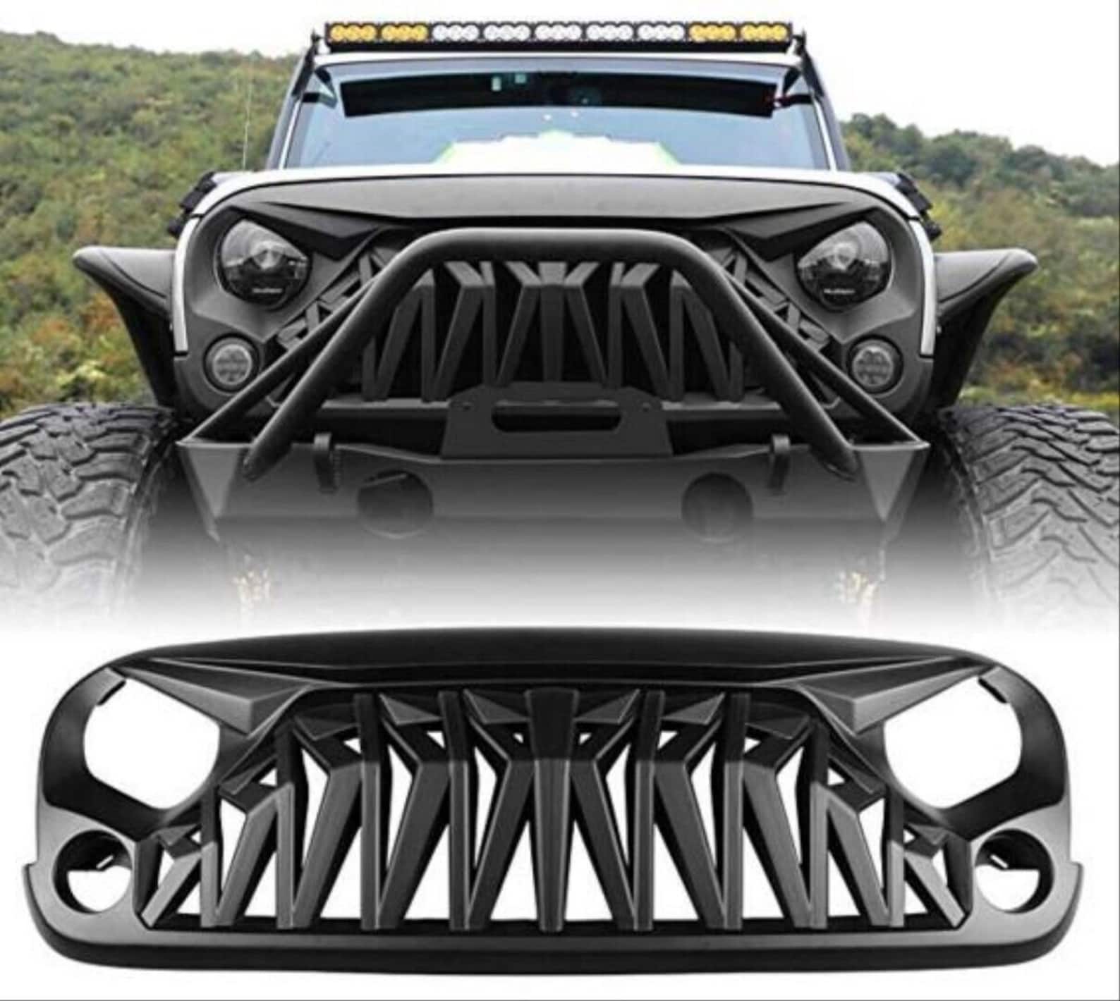 Front Grill Retrofit for Jeep Wrangler JK 2007-2017 - Etsy
