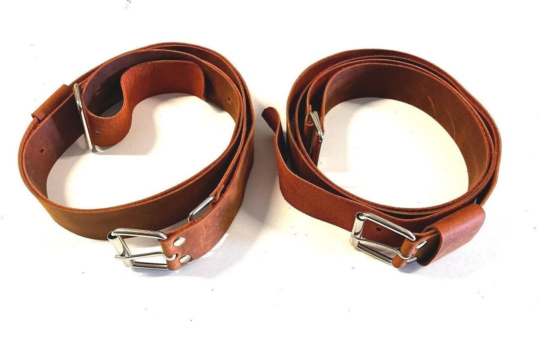 Genuine Leather Luggage Rack Straps Trunk Rack Straps for Old - Etsy