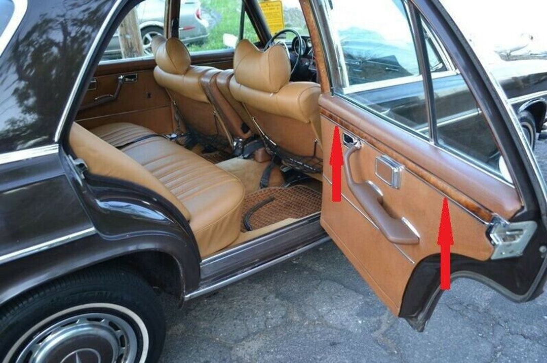 Mercedes W108 280 Se Short Body Zebrano Interior Slim Wood 4 Pcs Door ...
