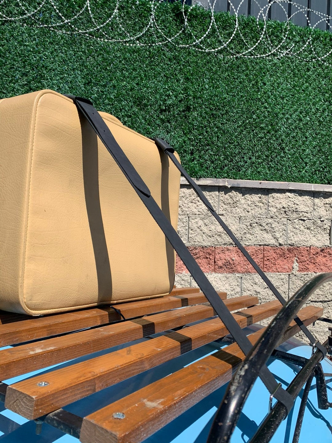 Genuine Leather Luggage Rack Straps Trunk Rack Straps for - Etsy