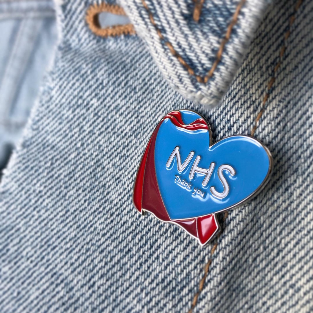 NHS Superhero Pins - Etsy