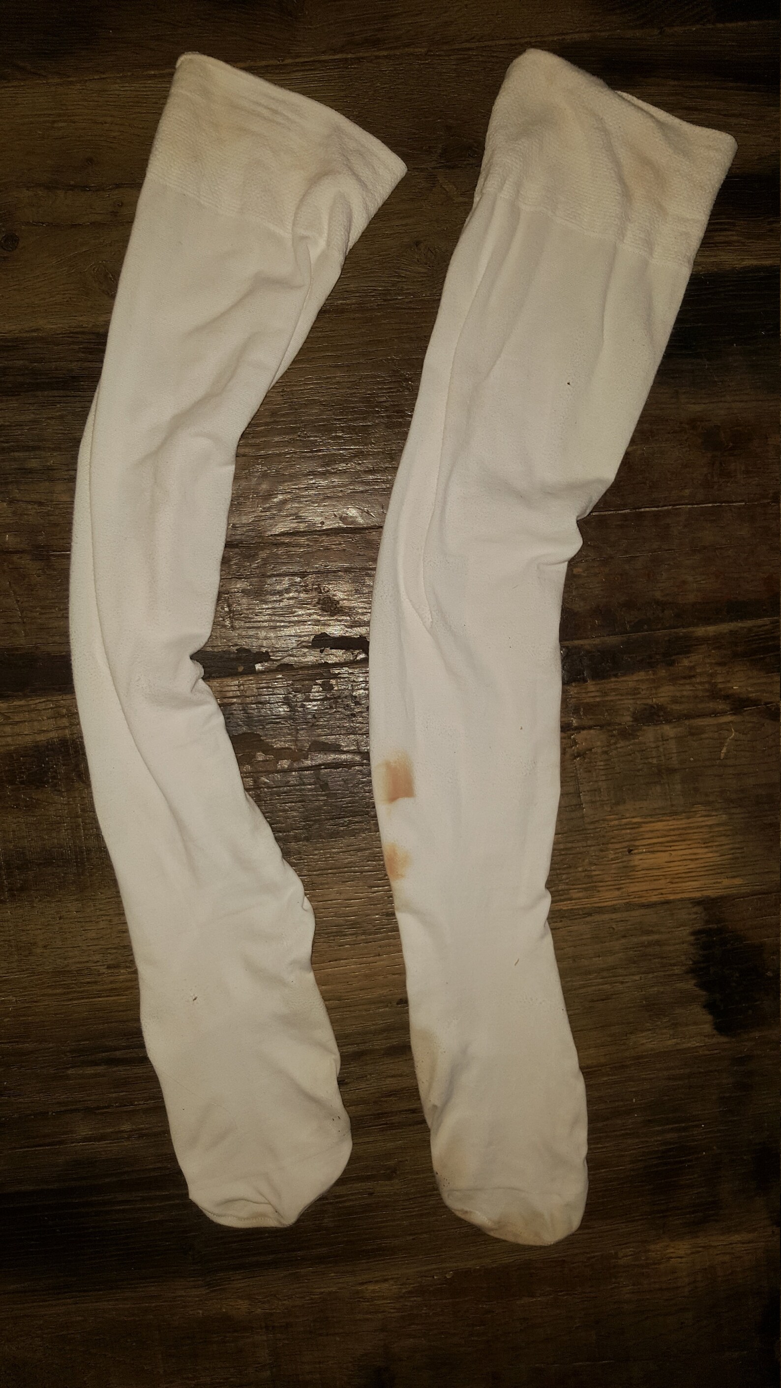 Used / Dirty White High Knee Socks | Etsy