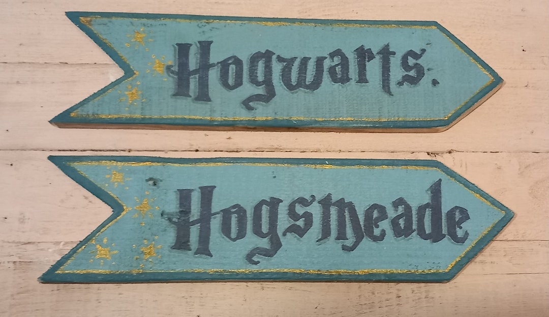 Handpainted Hogwarts/hogsmeade Signs - Etsy
